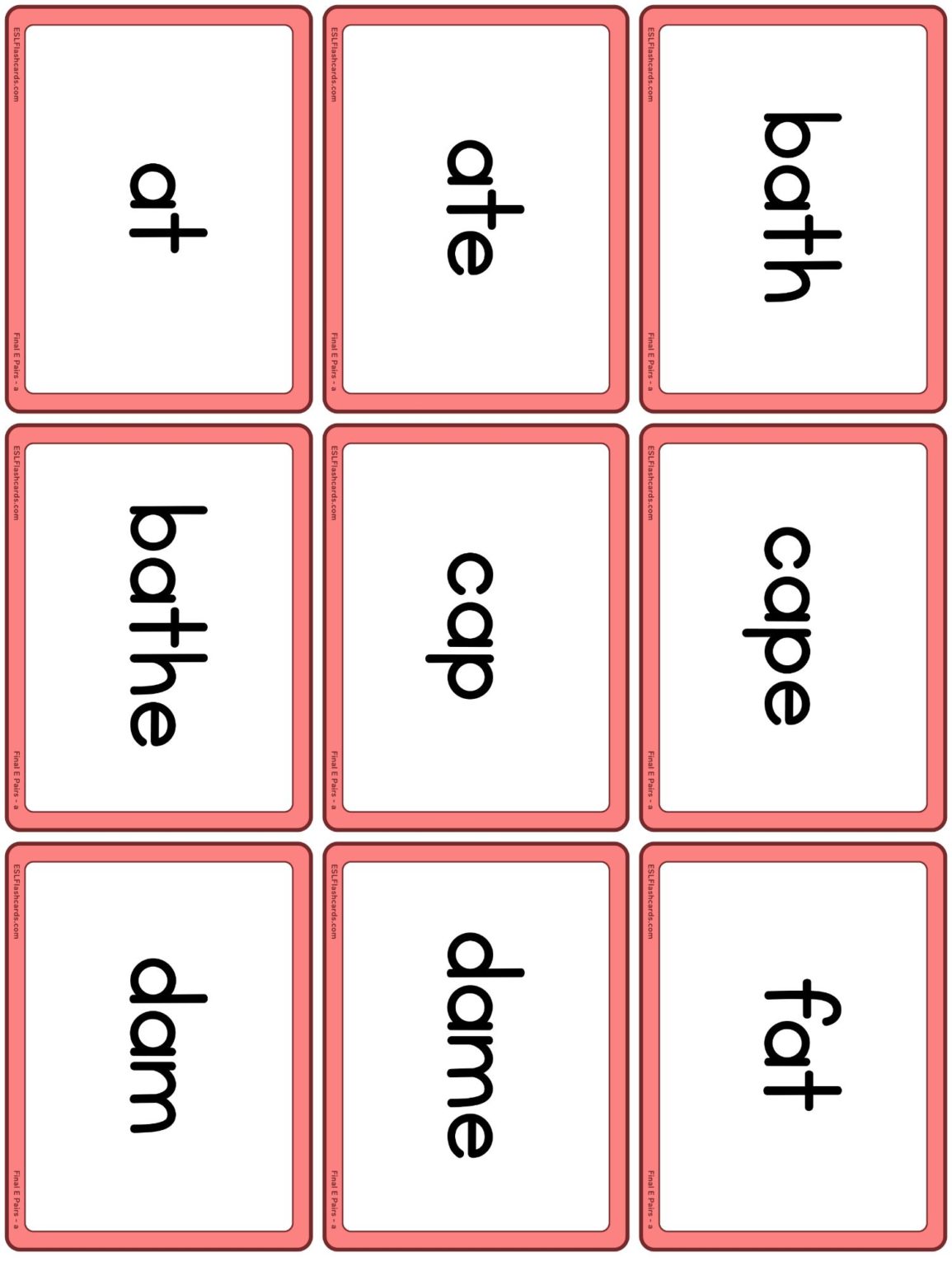 Phonics Cards – ESL Flashcards