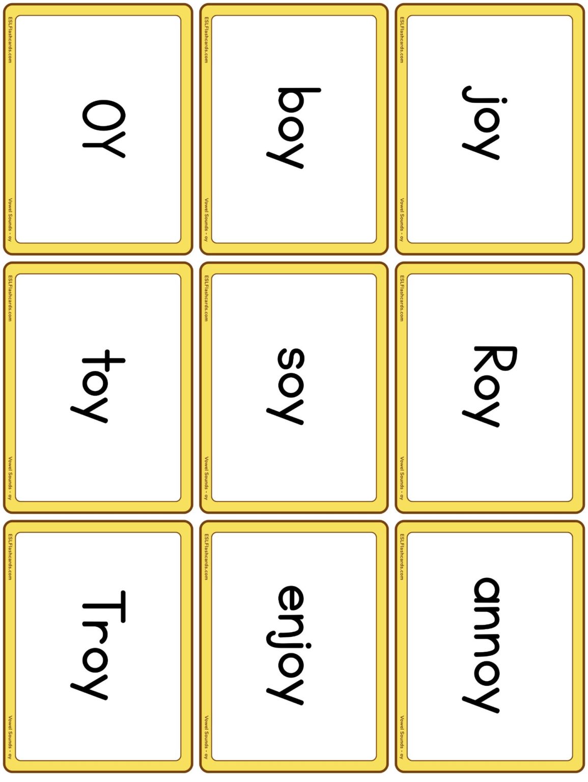 Phonics Cards – ESL Flashcards