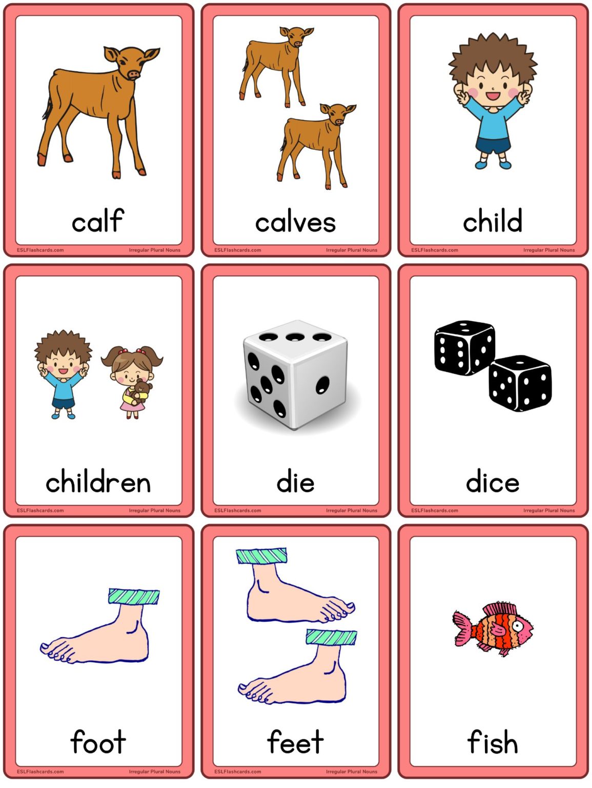 ESL Flashcards – Download free printable flashcards!