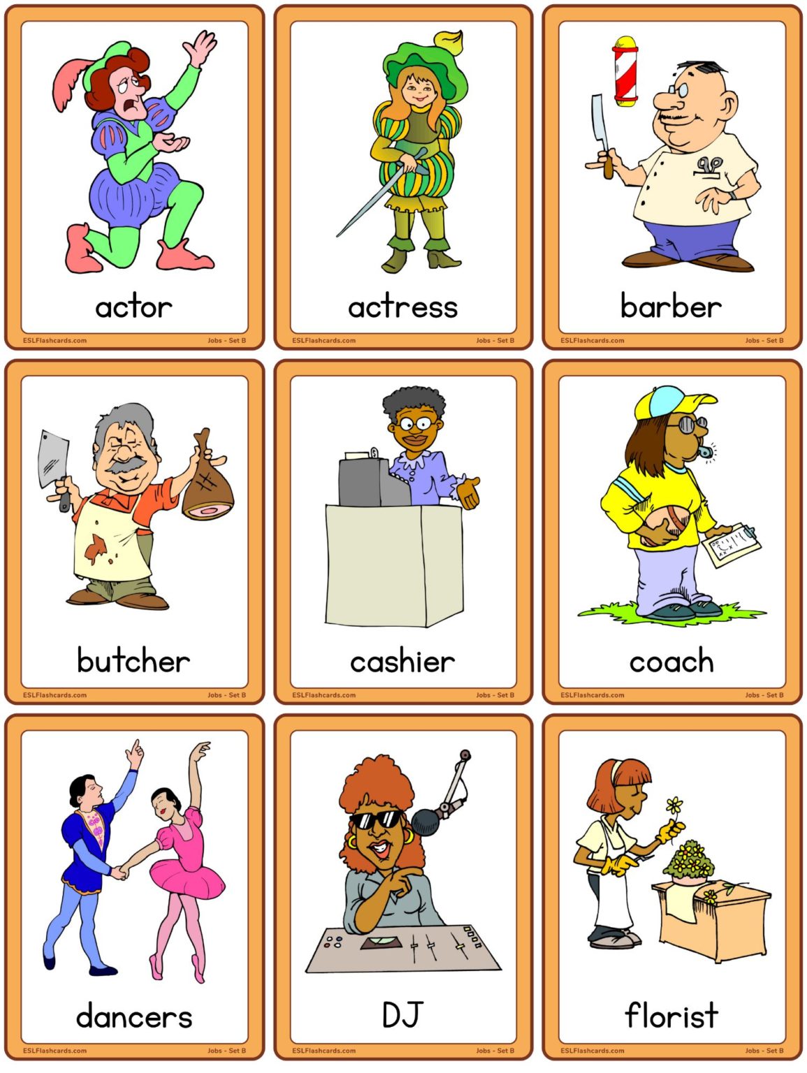 people – ESL Flashcards