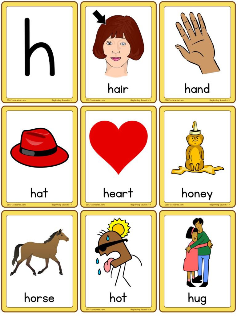 Alphabet Cards – ESL Flashcards