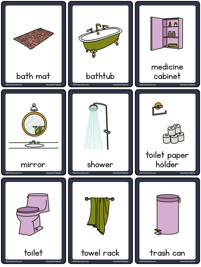 ESL Flashcards – Download free printable flashcards!